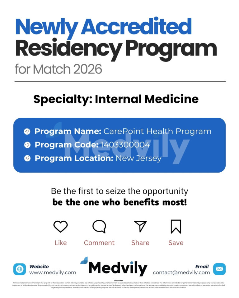 Newly Accredited IM Program: Breakthrough Opportunity for 2026 Match