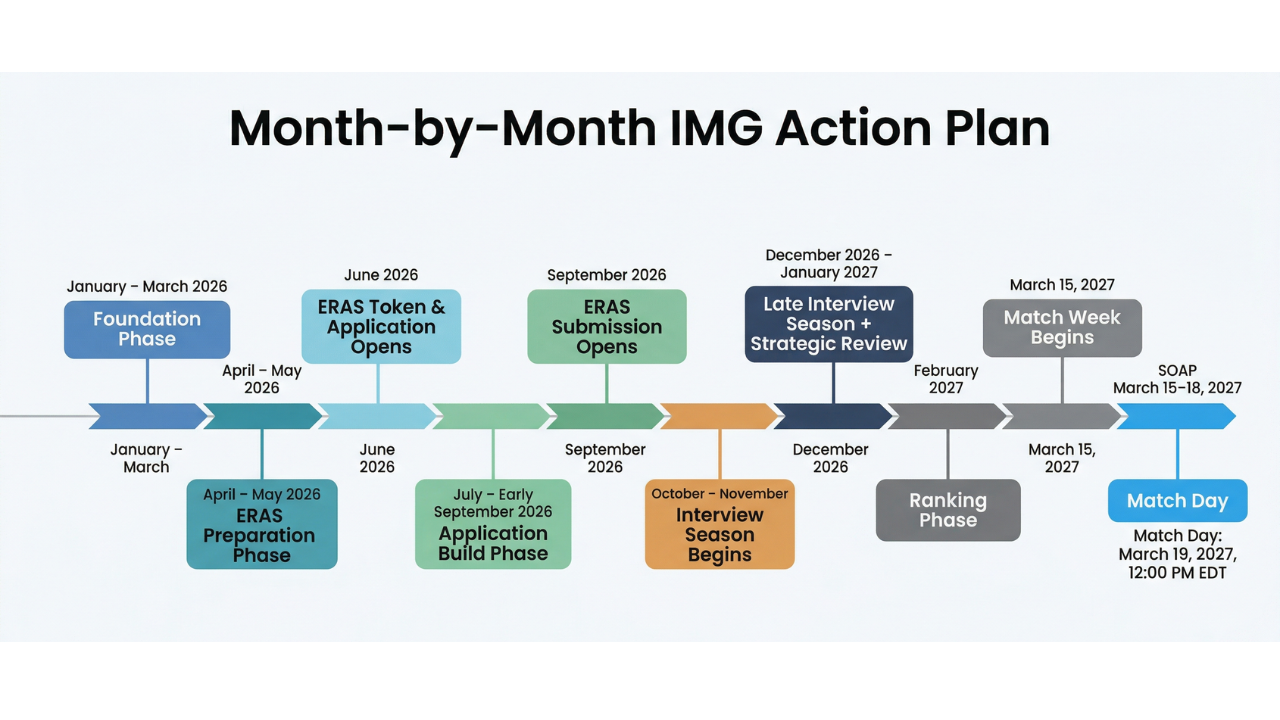 Residency Match 2027: The Critical Make-or-Break Timeline IMGs Can’t Ignore