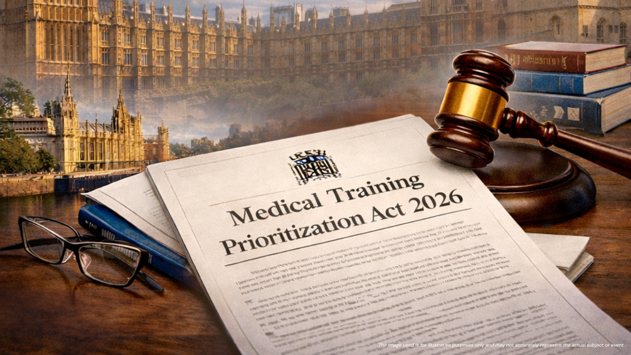 UK Medical Training Prioritisation Act 2026: Brutal Truth for IMGs